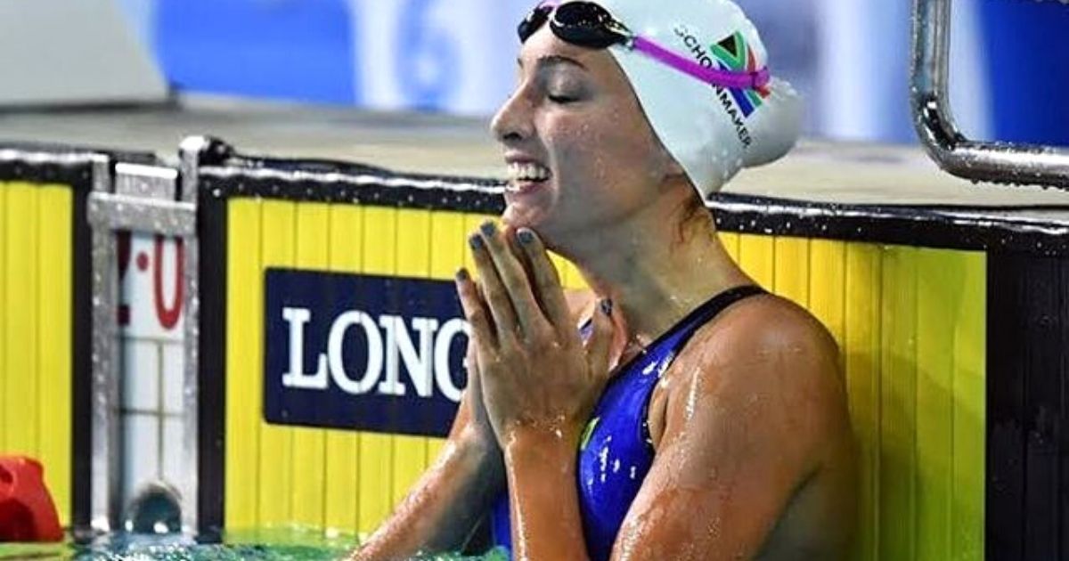 South African Olympic Swimmer Shatters World Records Days After Giving ...