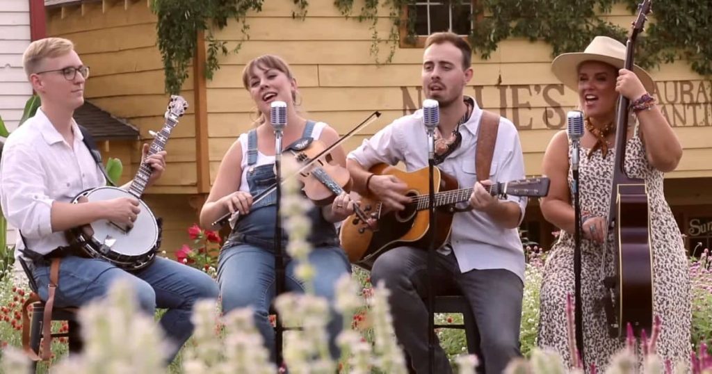 Southern Raised Bluegrass Perform Randy Travis Hit Forever And Ever
