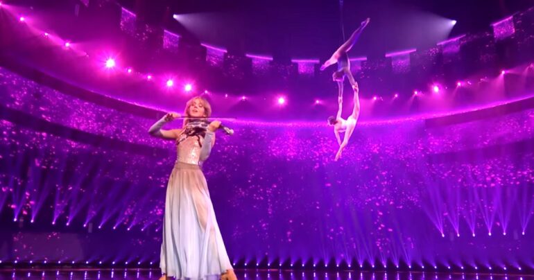 Power Duo Delivers Mind Blowing Aerial Dance With Lindsey Stirling On Agt Faithpot
